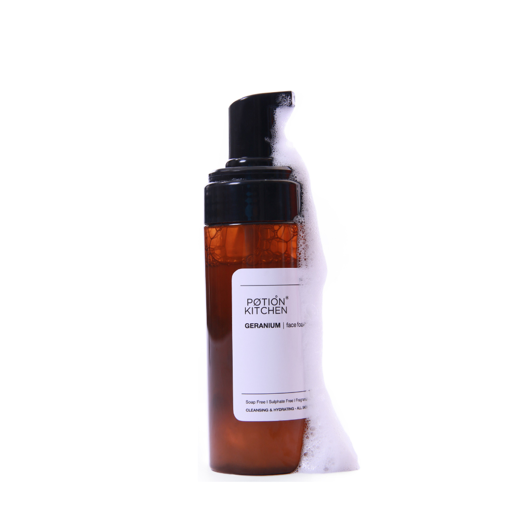 Geranium Face Foam Cleanser - 60mL – POTION KITCHEN