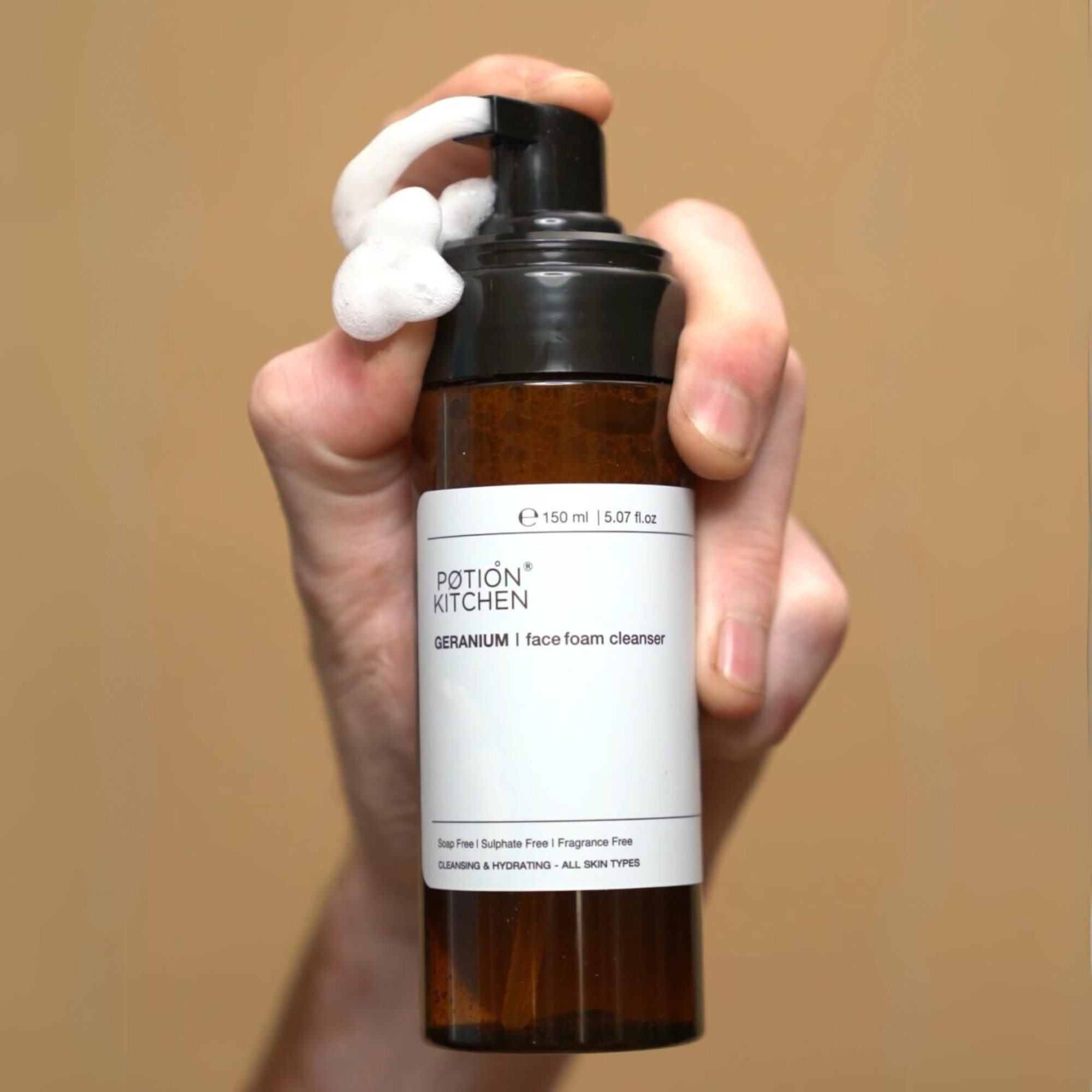 Geranium Face Foam Cleanser - 150 ML – POTION KITCHEN